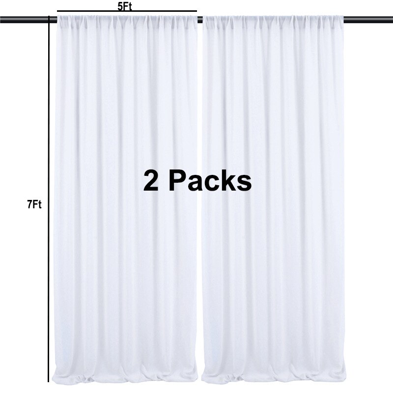 2 Packs 5Ft X 7Ft Stof Huwelijksceremonie Boog Dra... – Vicedeal