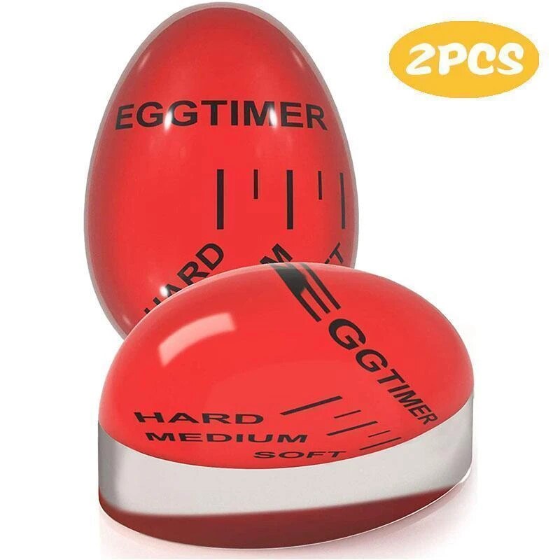 2PCS Egg Timer Kitchen Perfect Egg Changing Color ... – Grandado