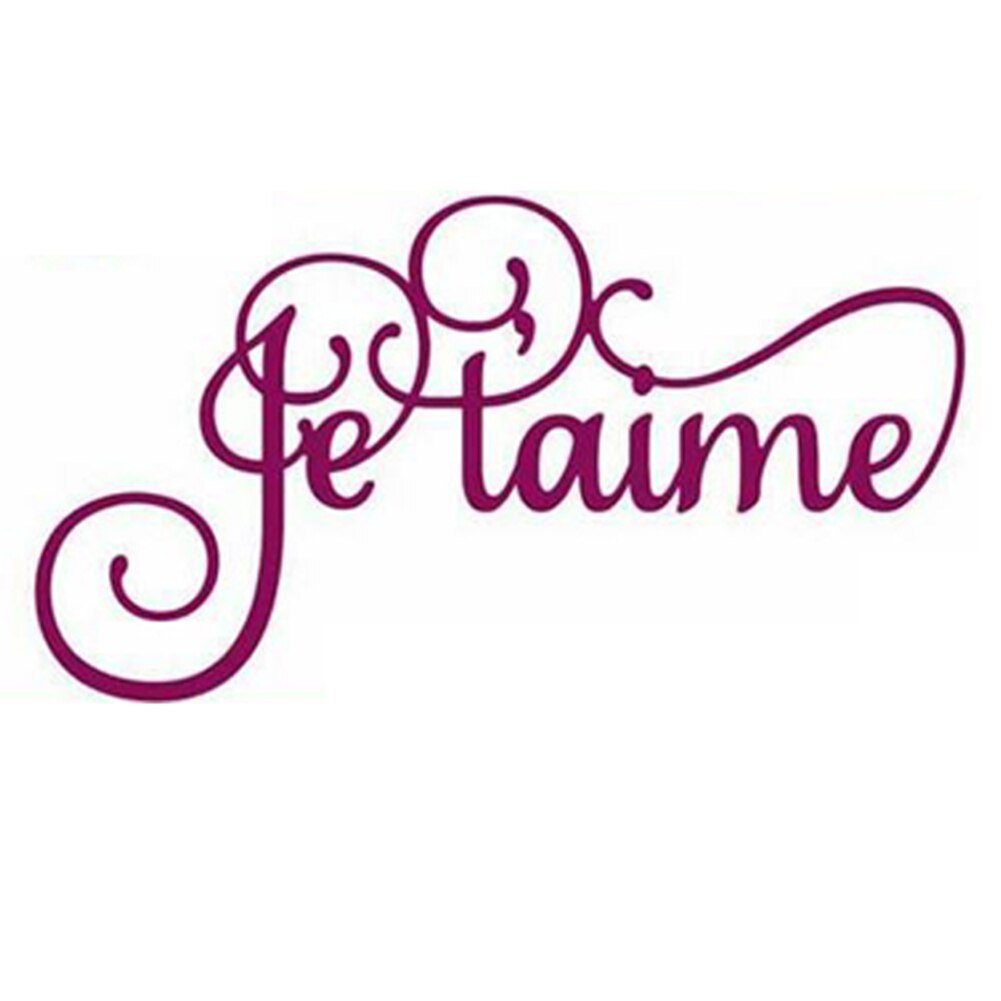 French alphabet letters decoration Metal steel fra... – Grandado