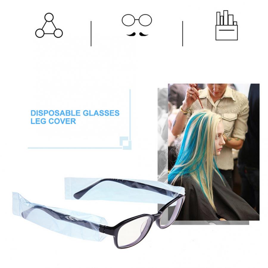 200pcs/box Disposable Plastic Covers for Glasses L... – Vicedeal