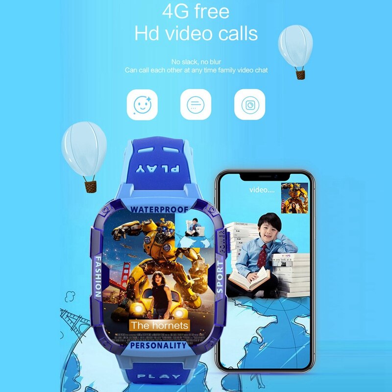4G Children Smart Watch Child SOS Emergency Call S... – Grandado