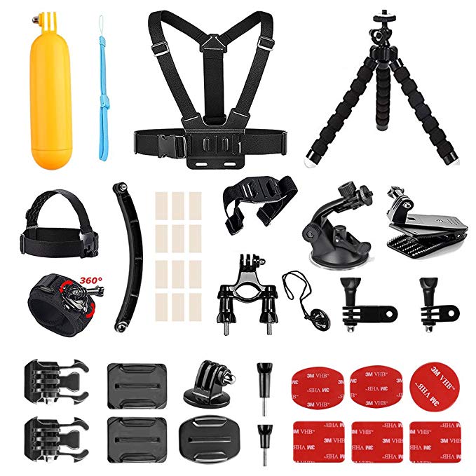 AKASO Outdoor Sports Action Camera Accessories Kit... – Vicedeal