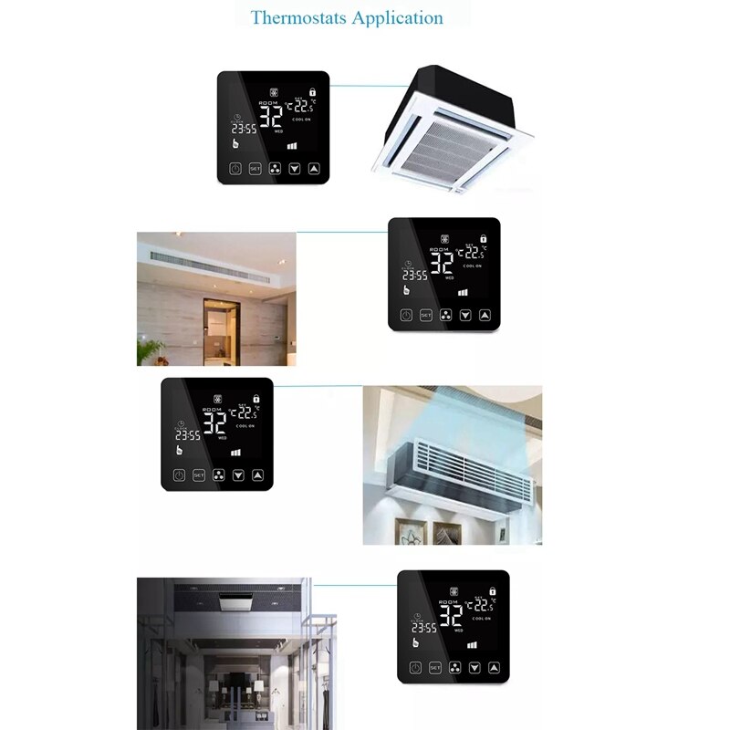 Hy08Ac-2-Wifi Lcd Hvac Air Conditioner Room Progra... – Vicedeal