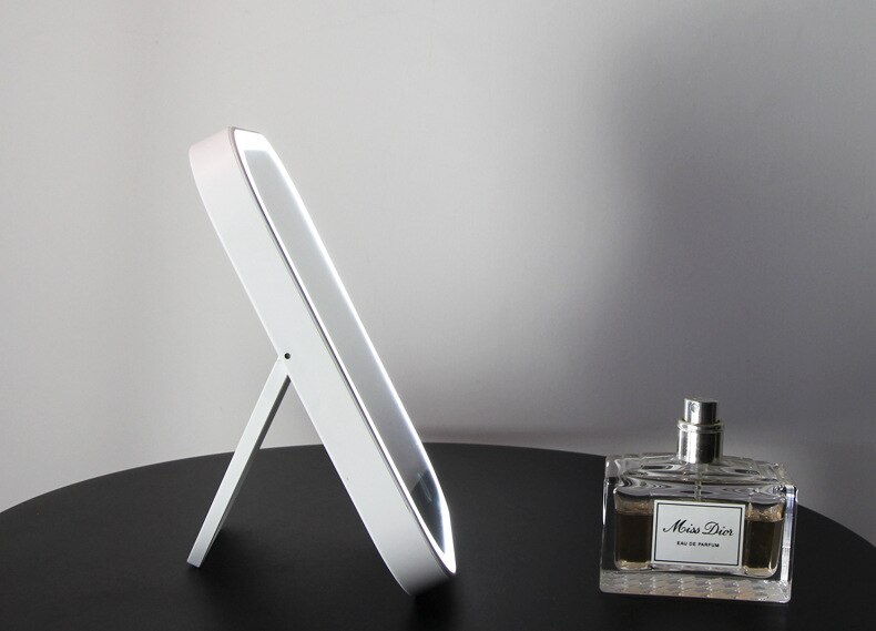 YUJIA Portable LED Lighted Makeup Mirror Vanity Co... – Grandado