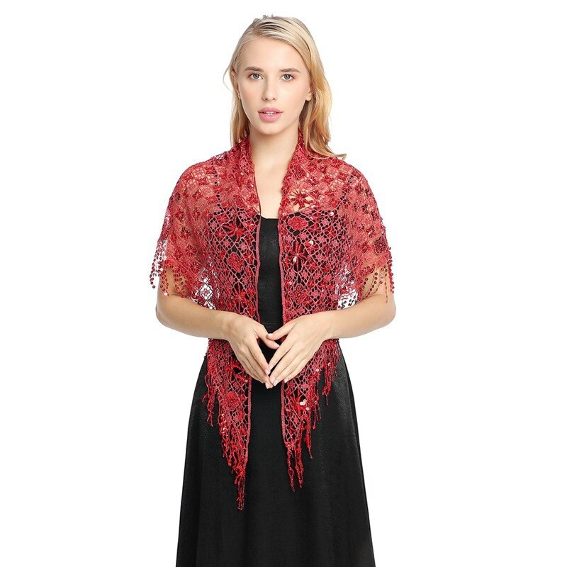 Elegante Vrouwen Lace Bolero Bolero Pailletten Kra... – Vicedeal