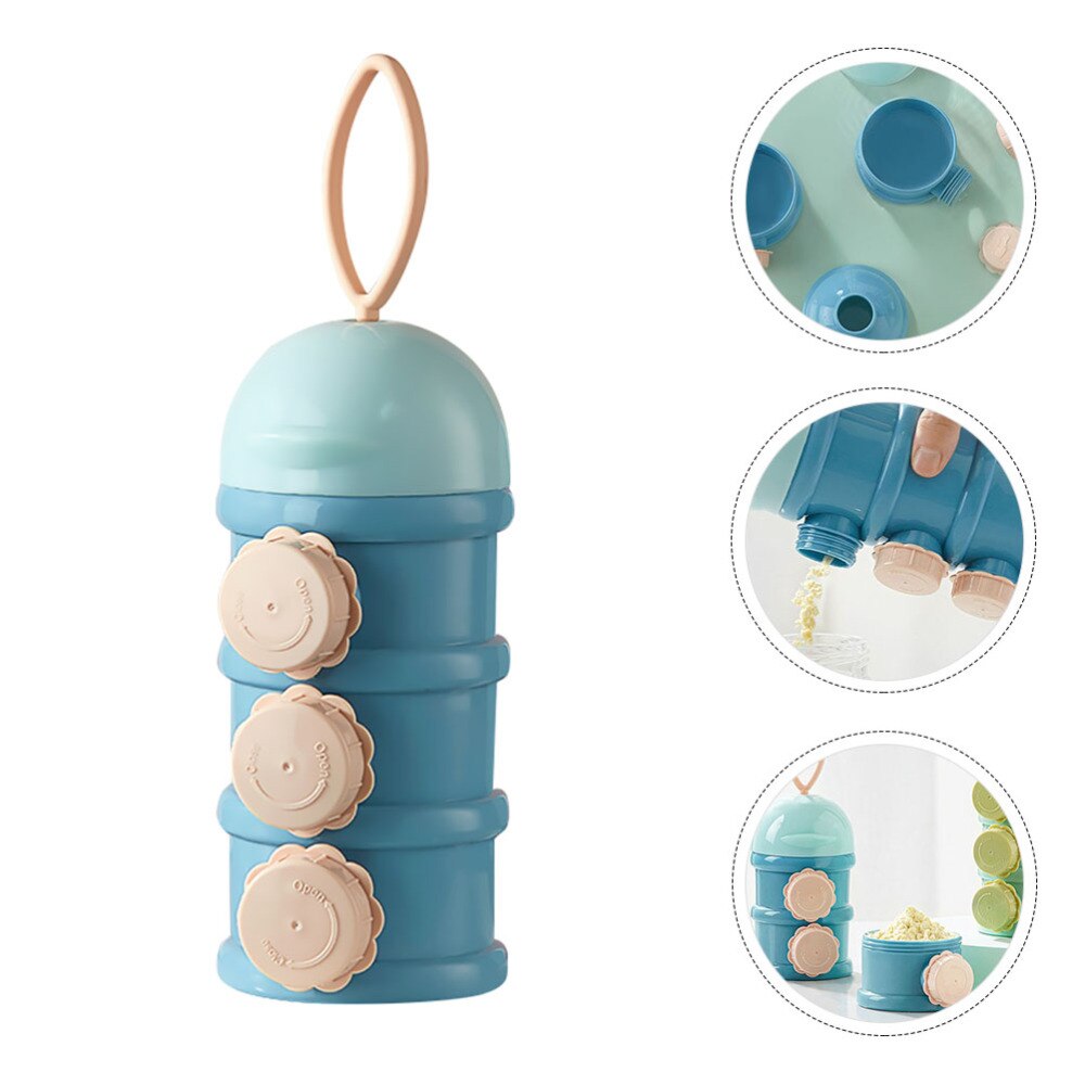Boîte à poudre à trois couches, boîte à poudre de ... – Grandado