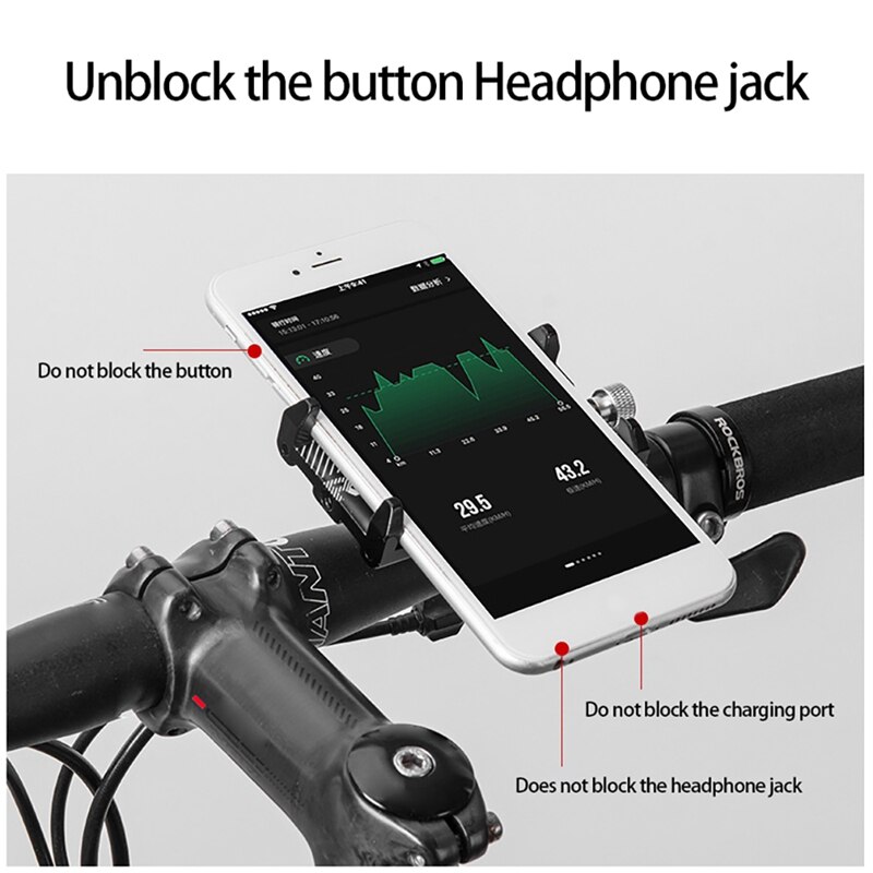 ROCKBROS Bike Phone Mount 360 Rotatable Universal ... – Grandado