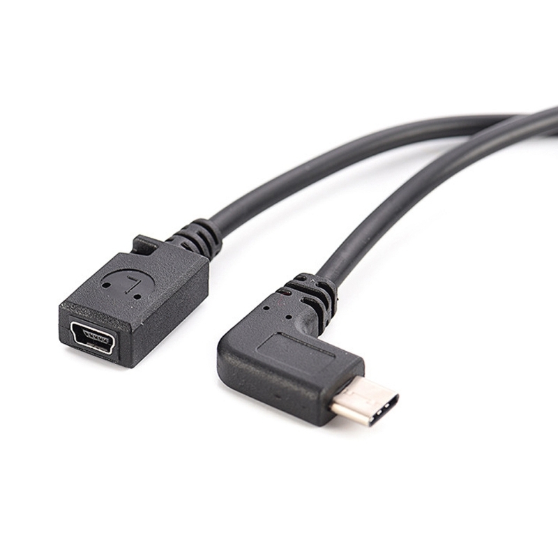 USB Type C to Mini USB Cable 90 Degree USB C Male ... – Grandado