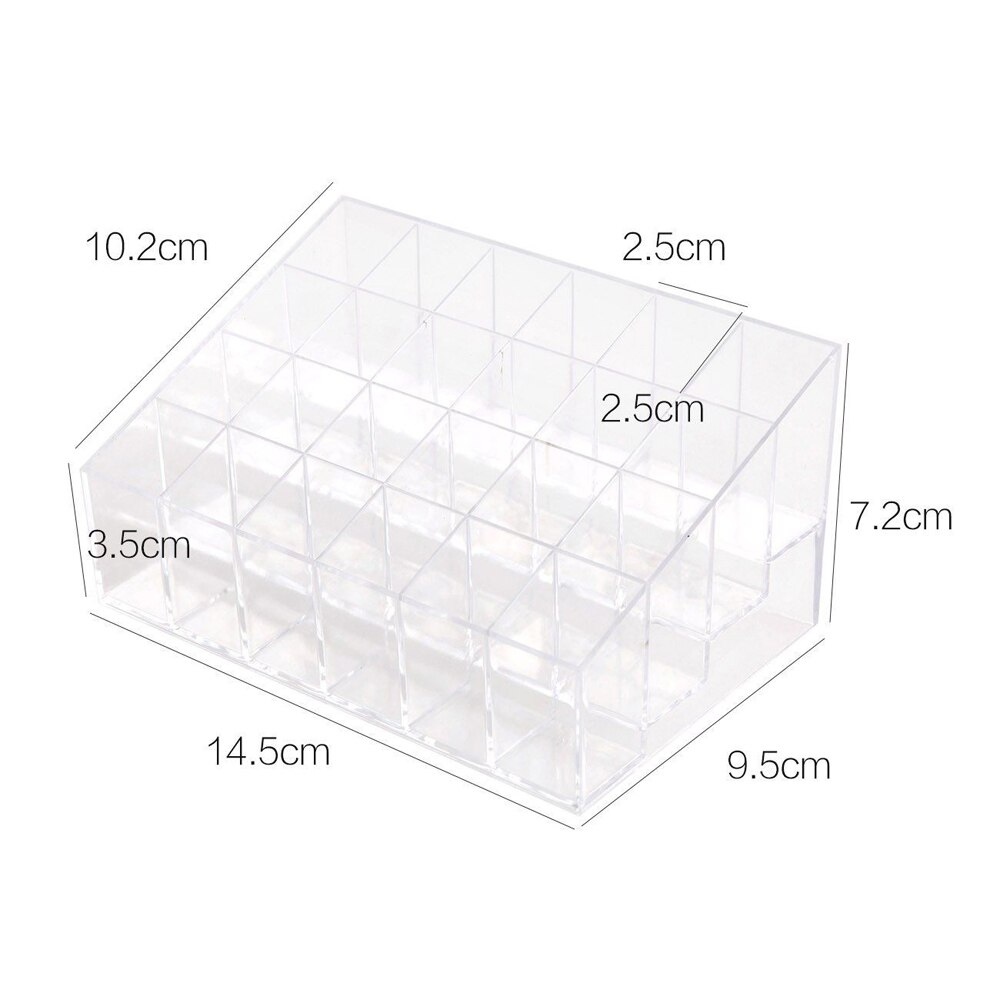 Acrylic transparent Makeup Organizer Storage Box L... – Grandado