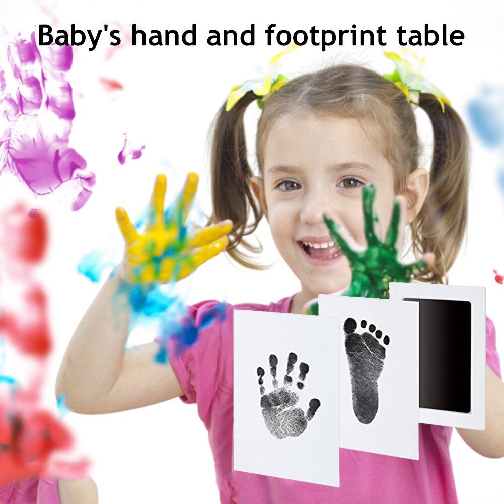 Baby Footprints Ink Pads Kit Handprint Ink Mats No... – Grandado