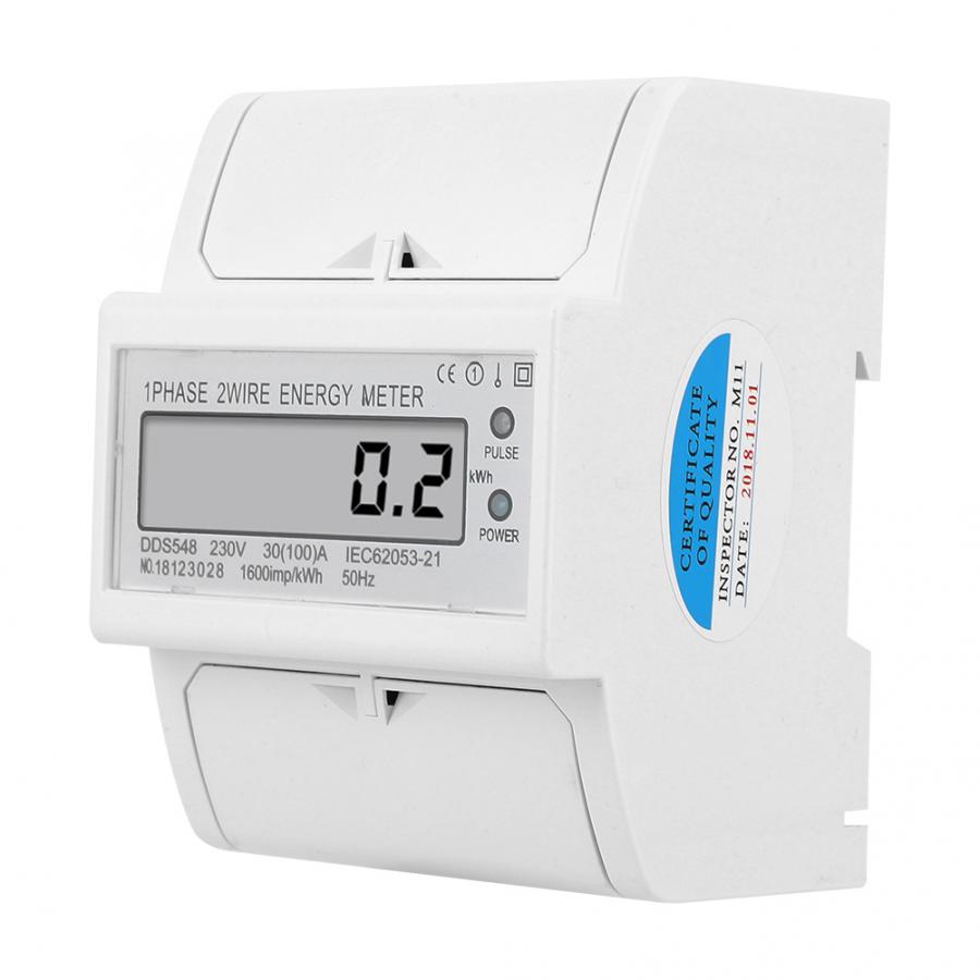 DDS548 Watt Hour Meter LCD Display Energy Meter Si... – Grandado