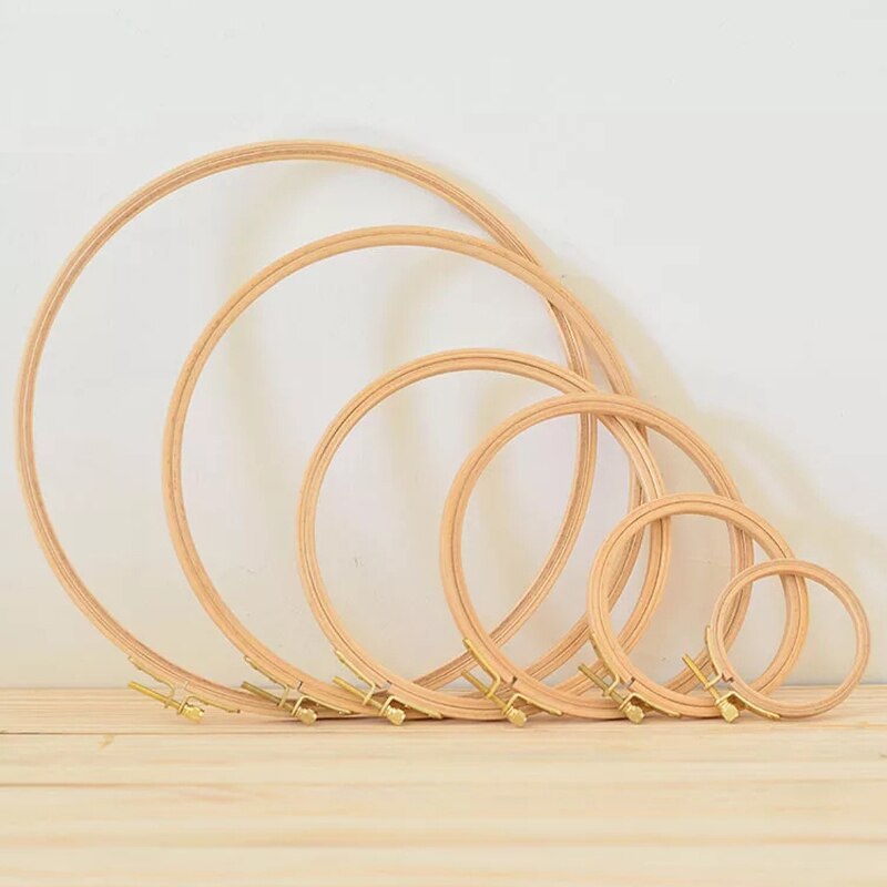 10-40cm Mini Wood Embroidery Hoop Frame For Kit Ri... – Grandado