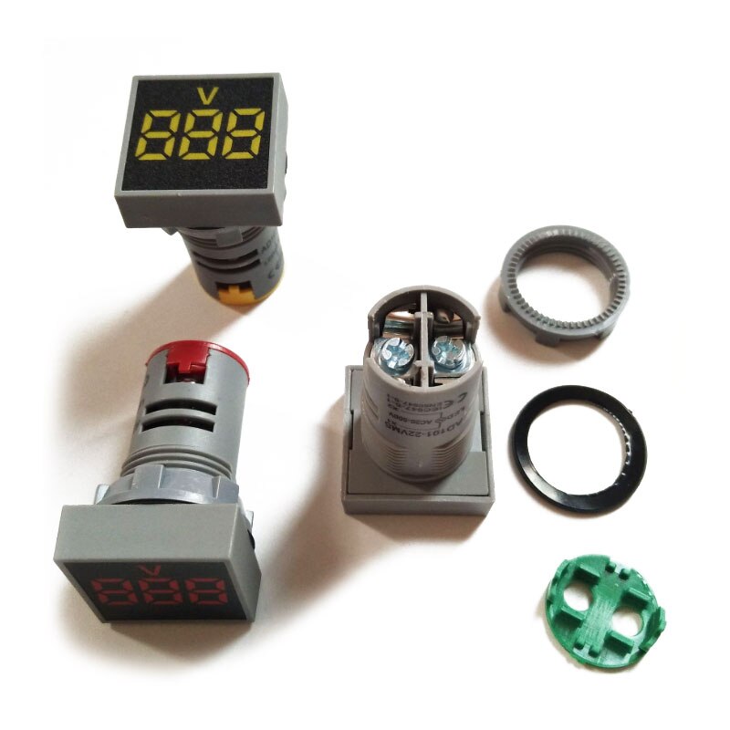 Mini Square Voltmeter AC20-500V Digital Display In... – Vicedeal