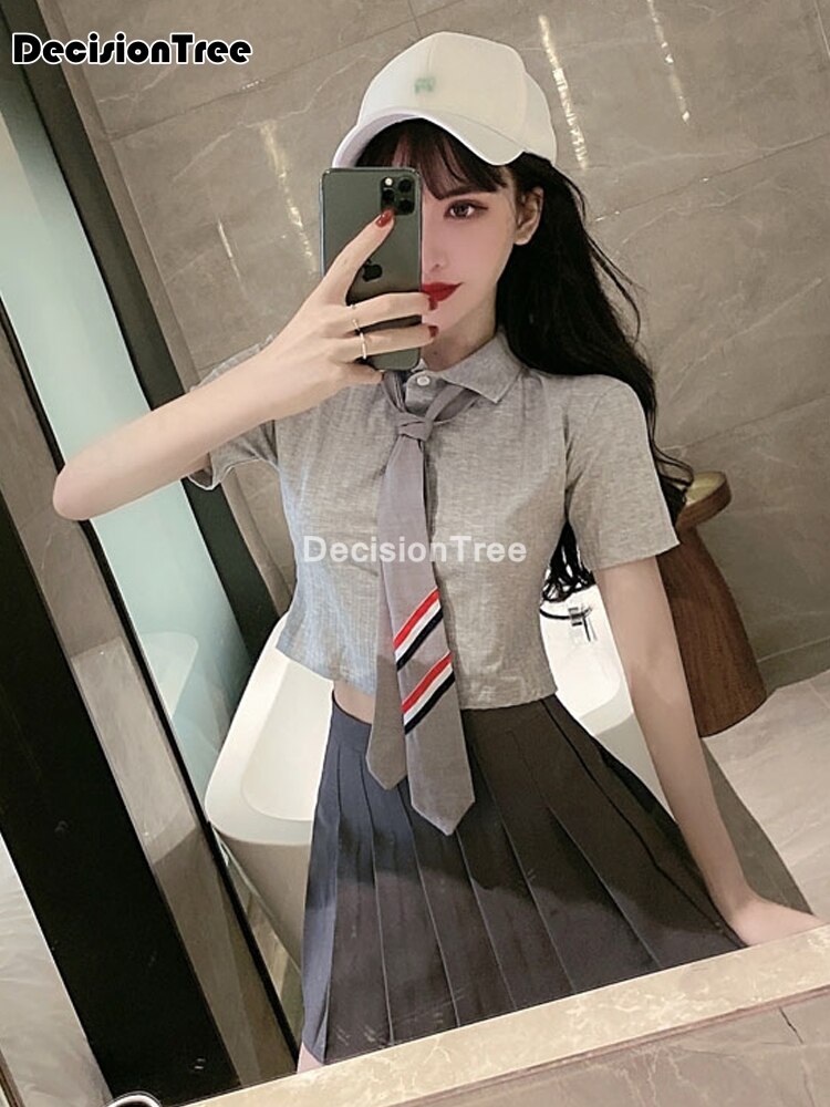 2022 jk uniform short sleeve japanese school unifo... – Vicedeal