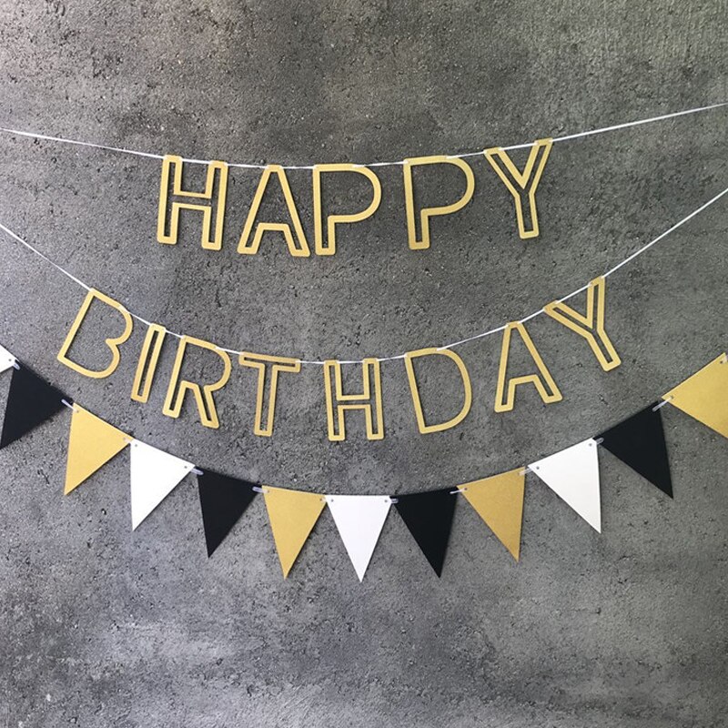Banderines para decoración de de cumpleaños, bande... – Grandado