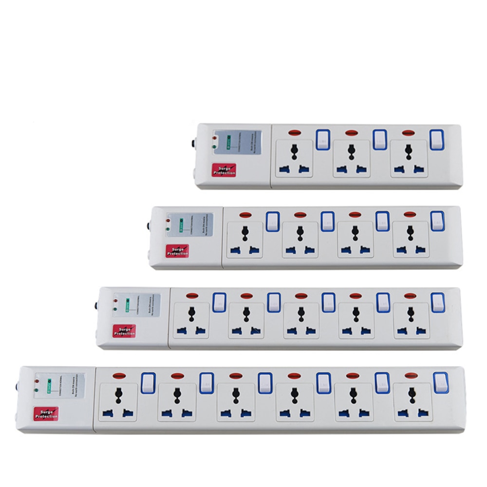 Power Strip Surge Protector 5 Way AC Universal Out... – Grandado