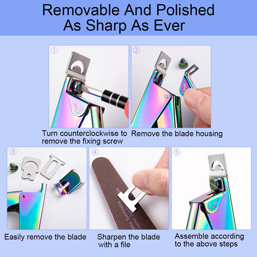 U-shaped Nail Clippers Straight Edge Acrylic Nail ... – Vicedeal