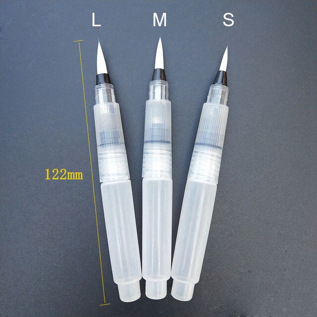 Watercolor Soft Pen Brush Refillable Water Pen for... – Grandado