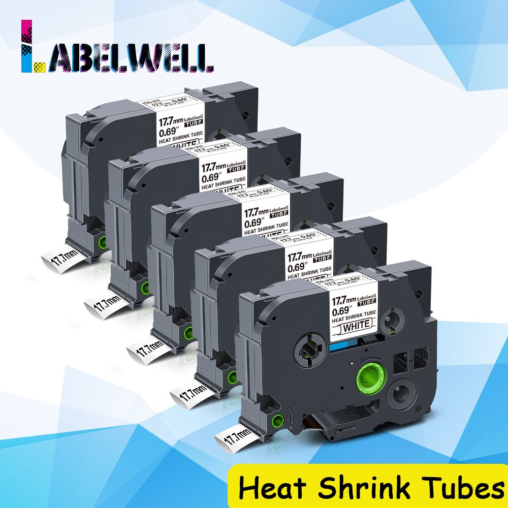 Labelwell 5 st värmekrympslangar hse -211 221 231 ... – Grandado