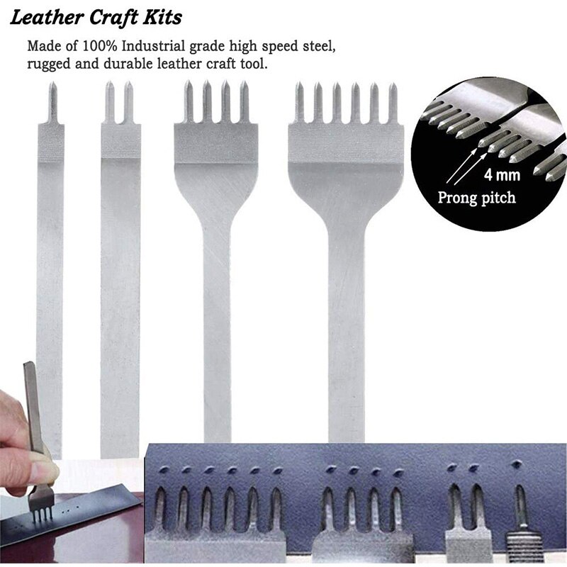 6Pcs 1/2/4/6 Prong DIY Diamond Lacing Stitching Ch... – Grandado