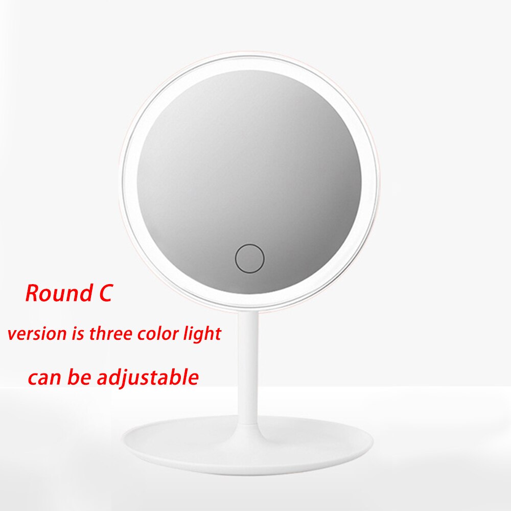 Led Light Makeup Mirror Storage LED Face Mirror Ad... – Grandado