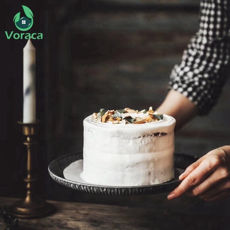 Retro Iron Craft Lace Iron Plate Handcrafted Round... – Grandado