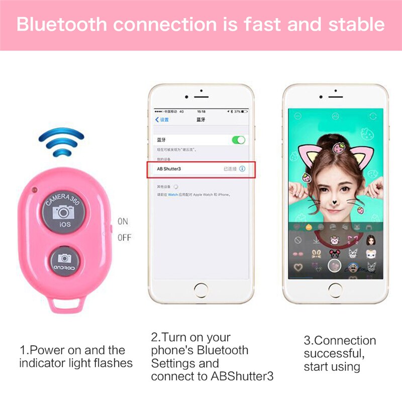 Selfie shutter für iphone bluetooth selfie auslöse... – Vicedeal