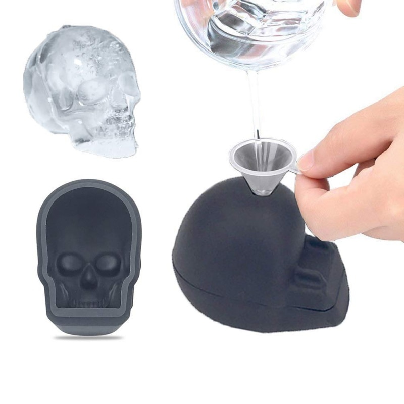 Halloween Schedel Vormige 3D Skull Head Ice Cube M... – Vicedeal