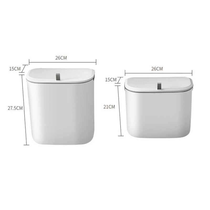 Wall Mounted Opknoping Prullenbak Voor Keukens Met... – Grandado