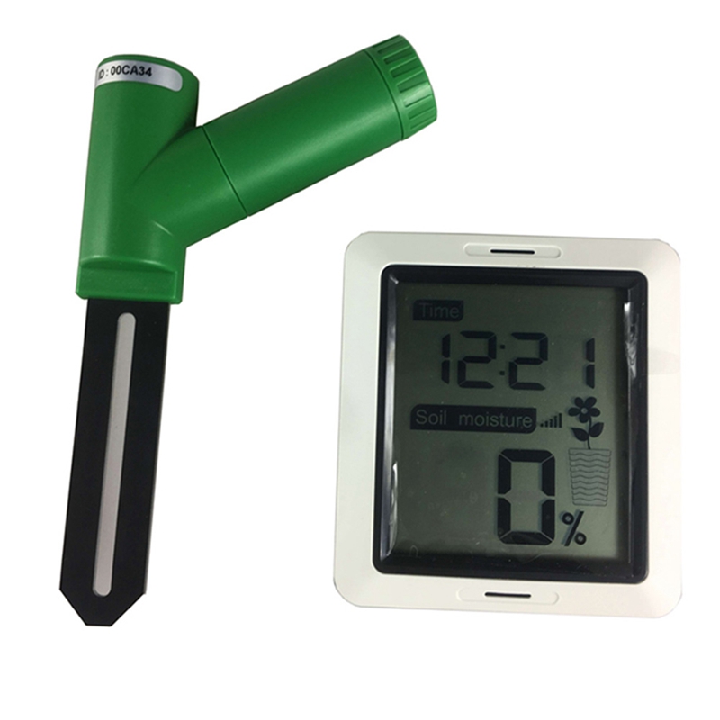 Wireless Soil Moisture Tester Hygrometer Time With... – Grandado
