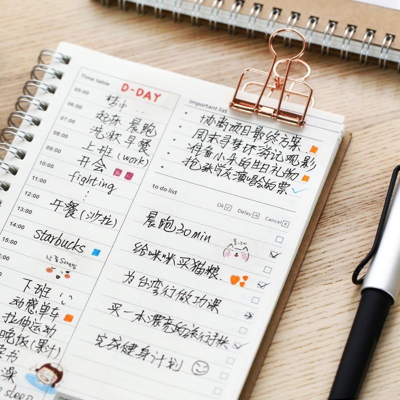 Diary Weekly Agendas Planner Spiral Organizer Libr... – Grandado