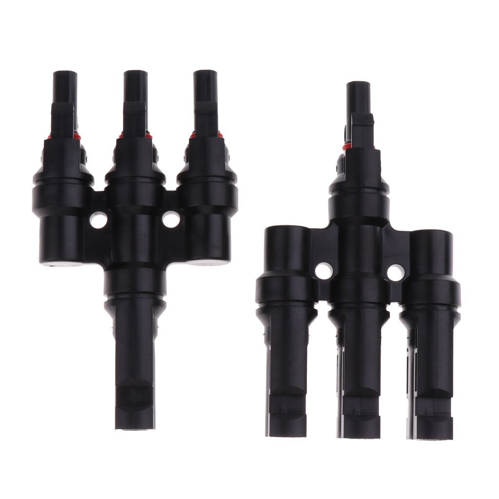 1 Pair Solar Energy Panel T Branch Connectors Cabl... – Vicedeal