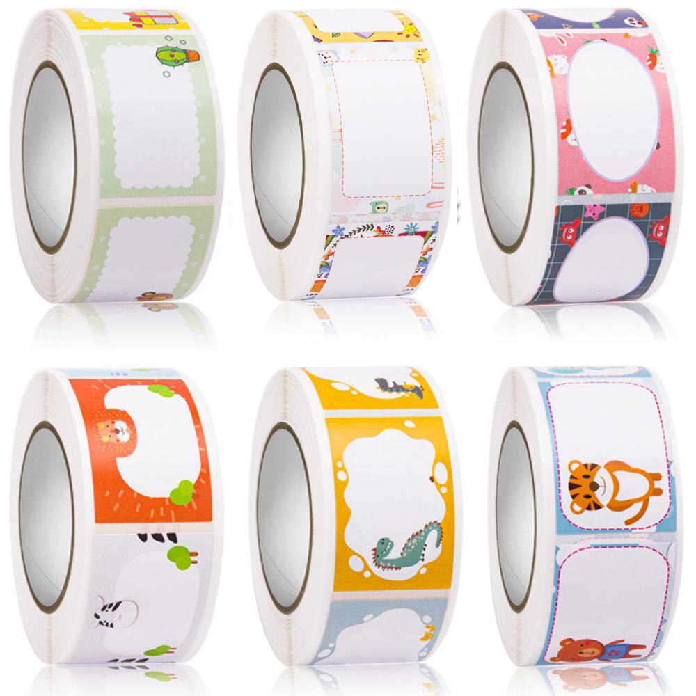 350pcs Kawaii Animal Name Stickers Cute Name Tag L... – Grandado