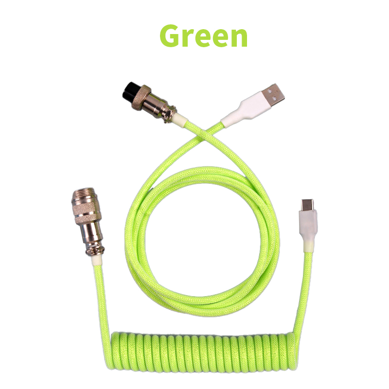 3M Type C Mechanical Keyboard Coiled Cable USB Key... – Vicedeal
