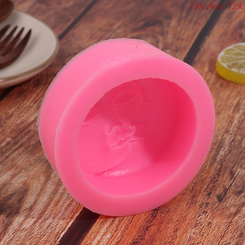 Moule à savon rose en Silicone, forme ronde, solei... – Grandado
