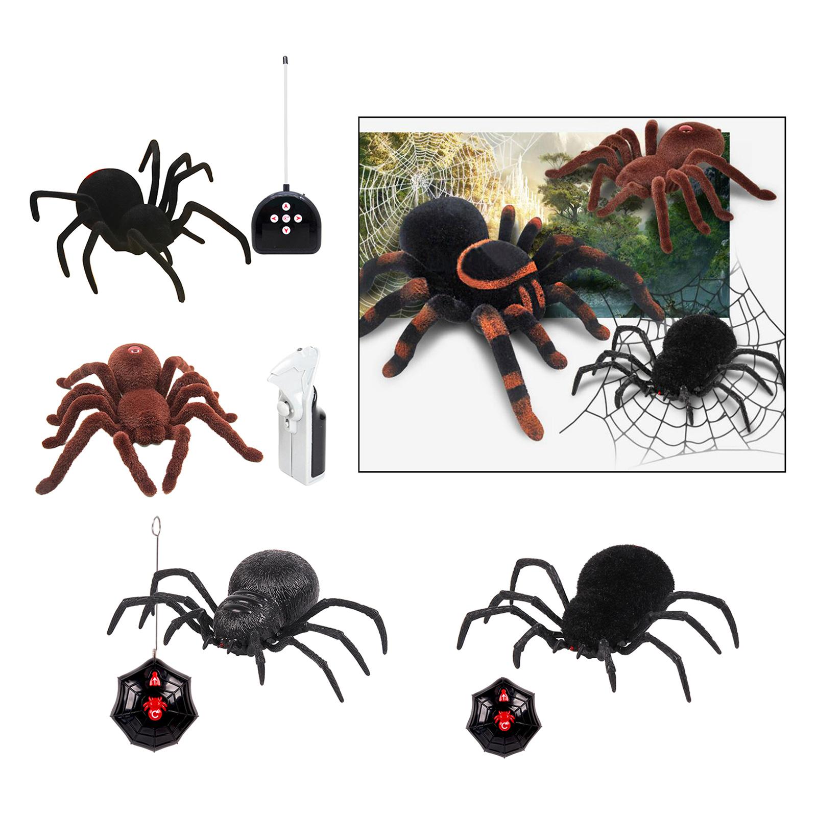 Kid Remote Control Scary Creepy Soft Plush Spider ... – Vicedeal