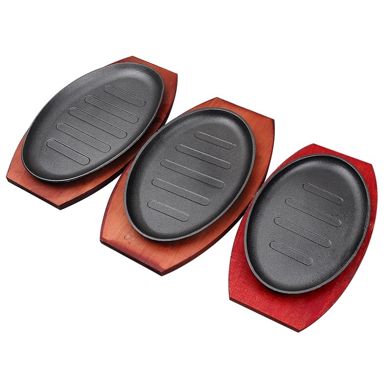 Kitchen Tools Dinner Plate Steak Sizzle Plate Cast... – Grandado