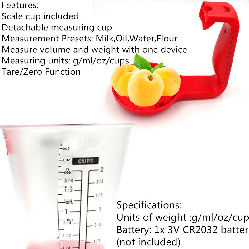 LCD Display Cup Scale Measuring Cups Kitchen Jug S... – Vicedeal