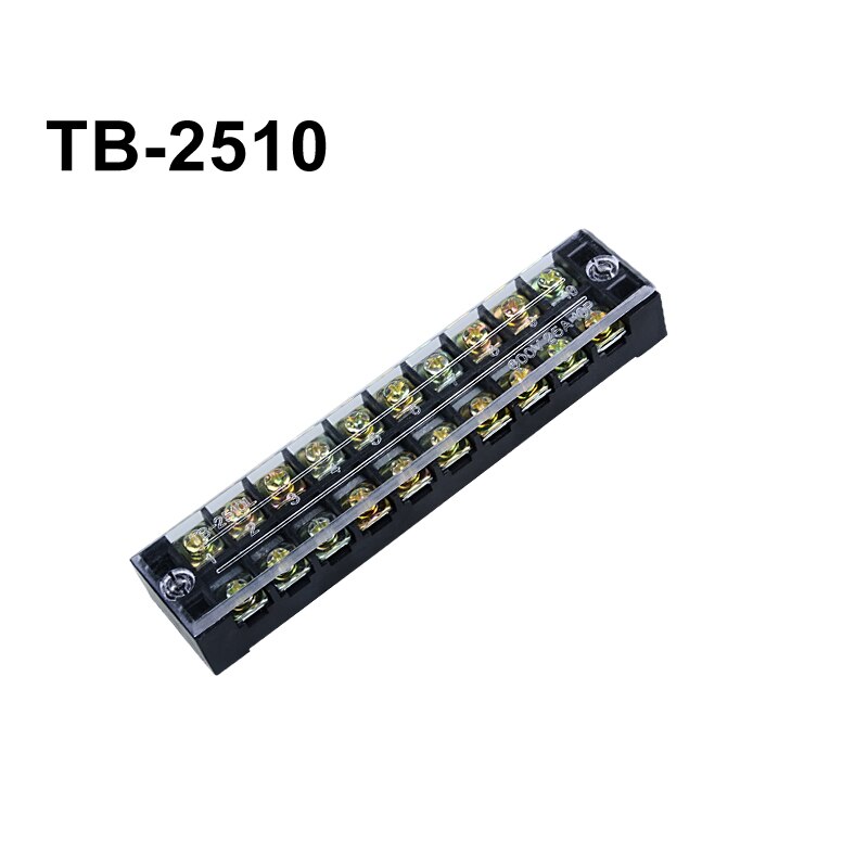 1Pc Dual Row Barrier Screw Terminal Block TB-2506 ... – Vicedeal