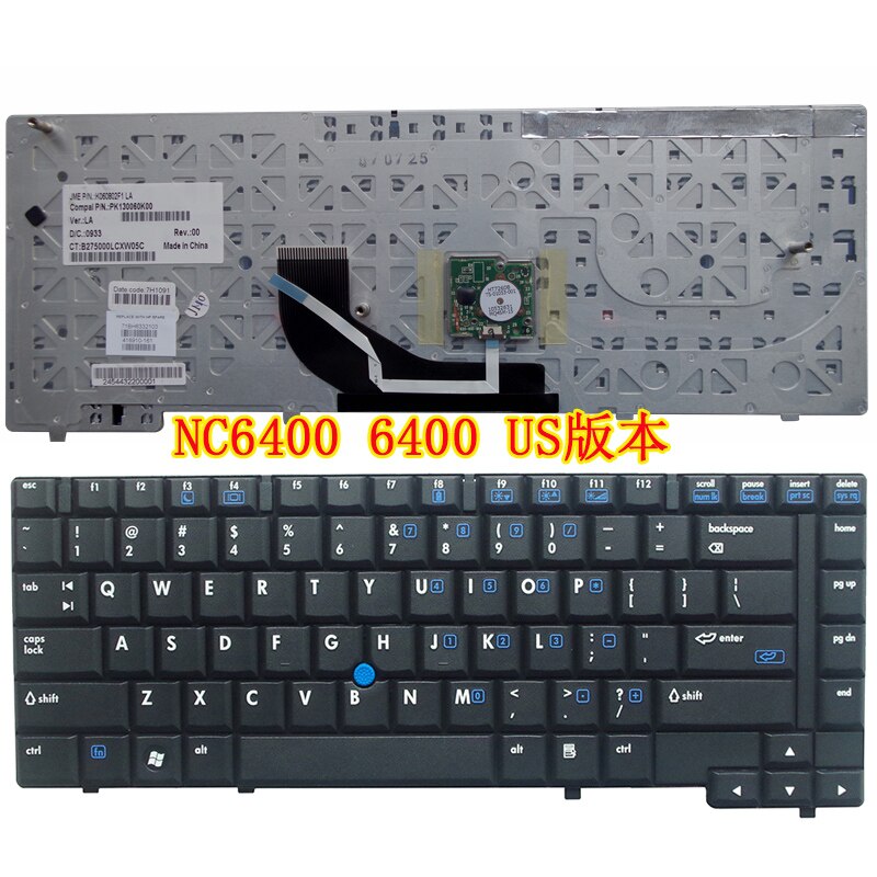 SSEA US Keyboard voor HP NC6400 6400 laptop – Vicedeal