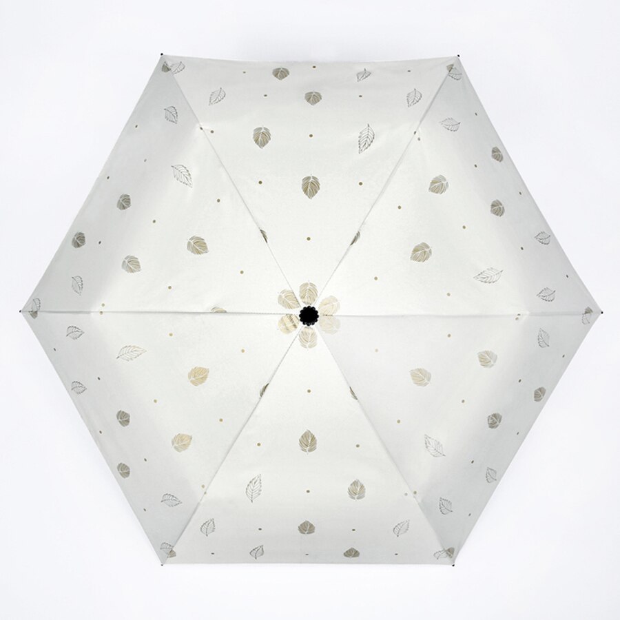 Leaf Mini Umbrella Sunny Women Ultralight Summer S... – Grandado