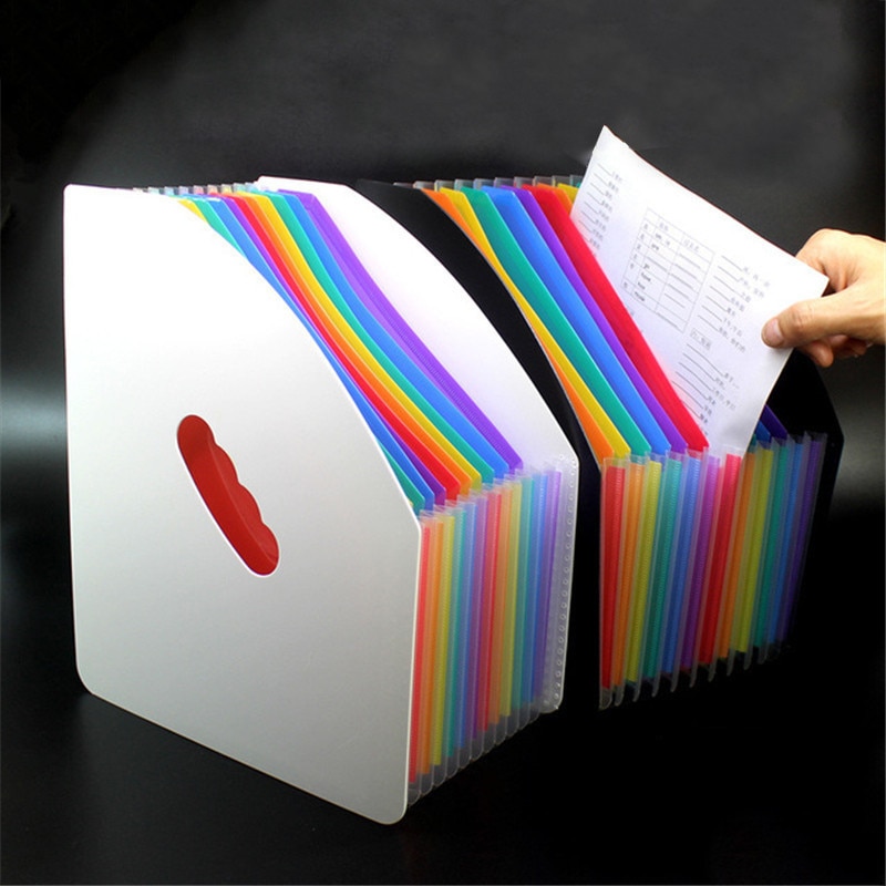 A4 Expandable Accordion Folder Rainbow Mini Standi... – Grandado A4 Expandable Accordion Folder Rainbow Mini Standi... – Grandado