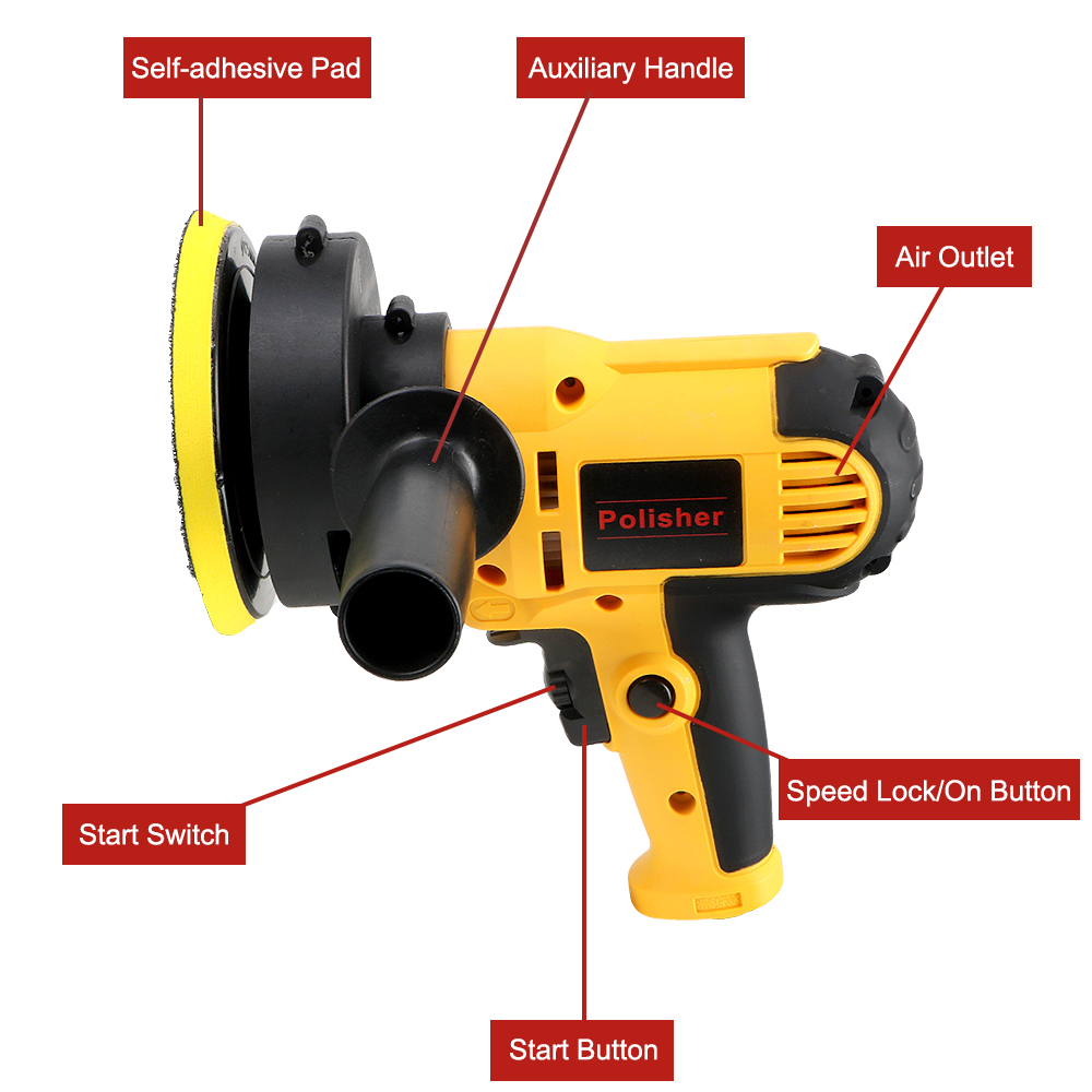 Leepee 700W Elektrische Auto Polijstmachine Auto P... – Vicedeal