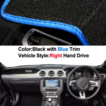 Bil auto dashborddeksel dashmat pad teppe dash 2 l... – Vicedeal