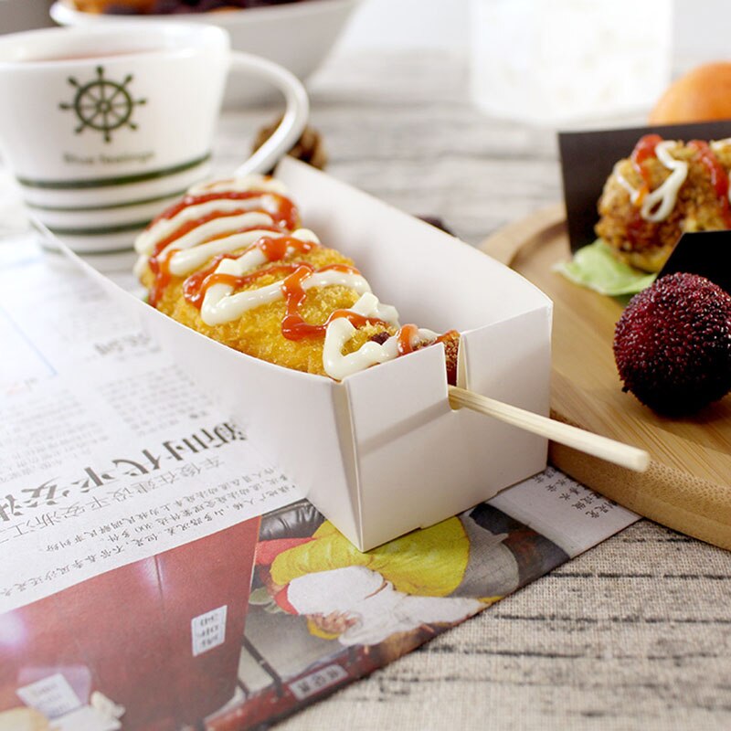 100pcs Disposable Cheese Dog Package Paper Box Dog... – Vicedeal