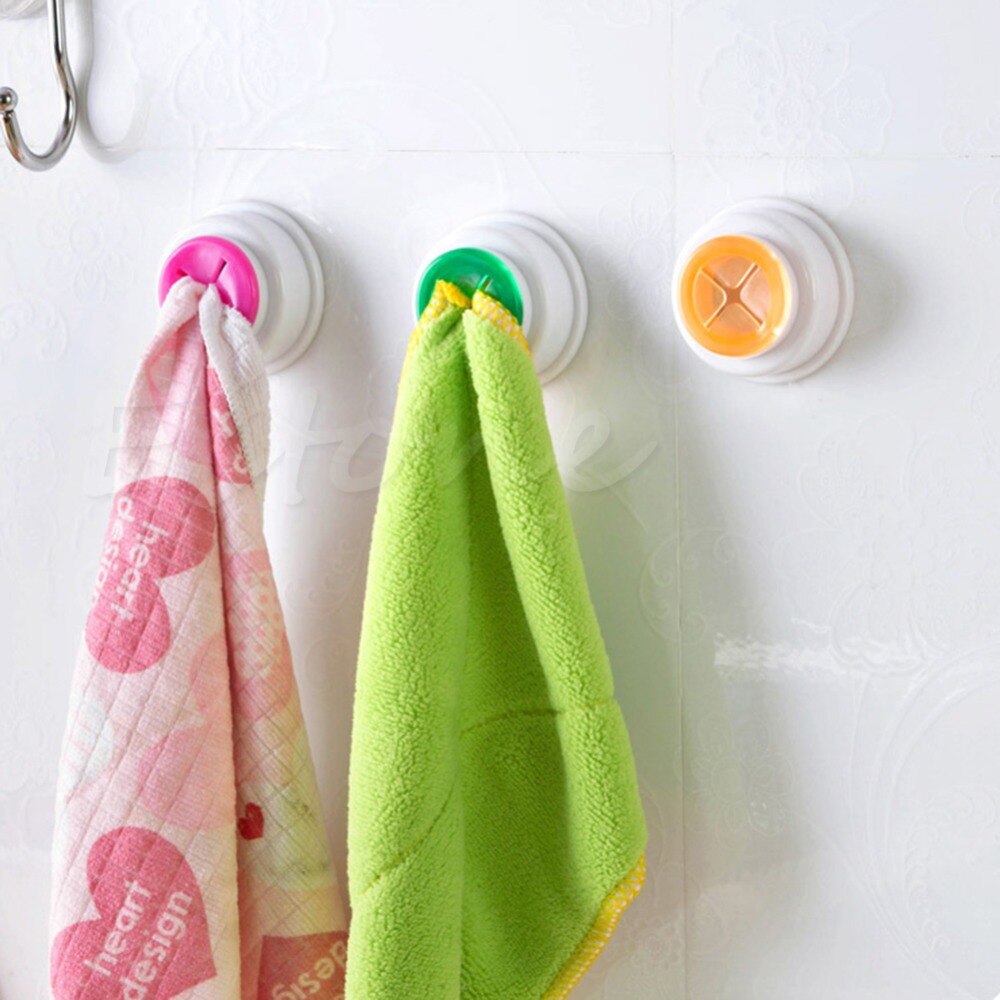 4pc Rubber Zuignap Doek Theedoek Houder Rubber Pus... – Vicedeal