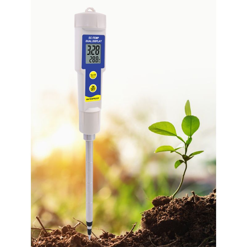 2 in 1 EC-315 Multi-Purpose Soil EC Tester Waterpr... – Grandado