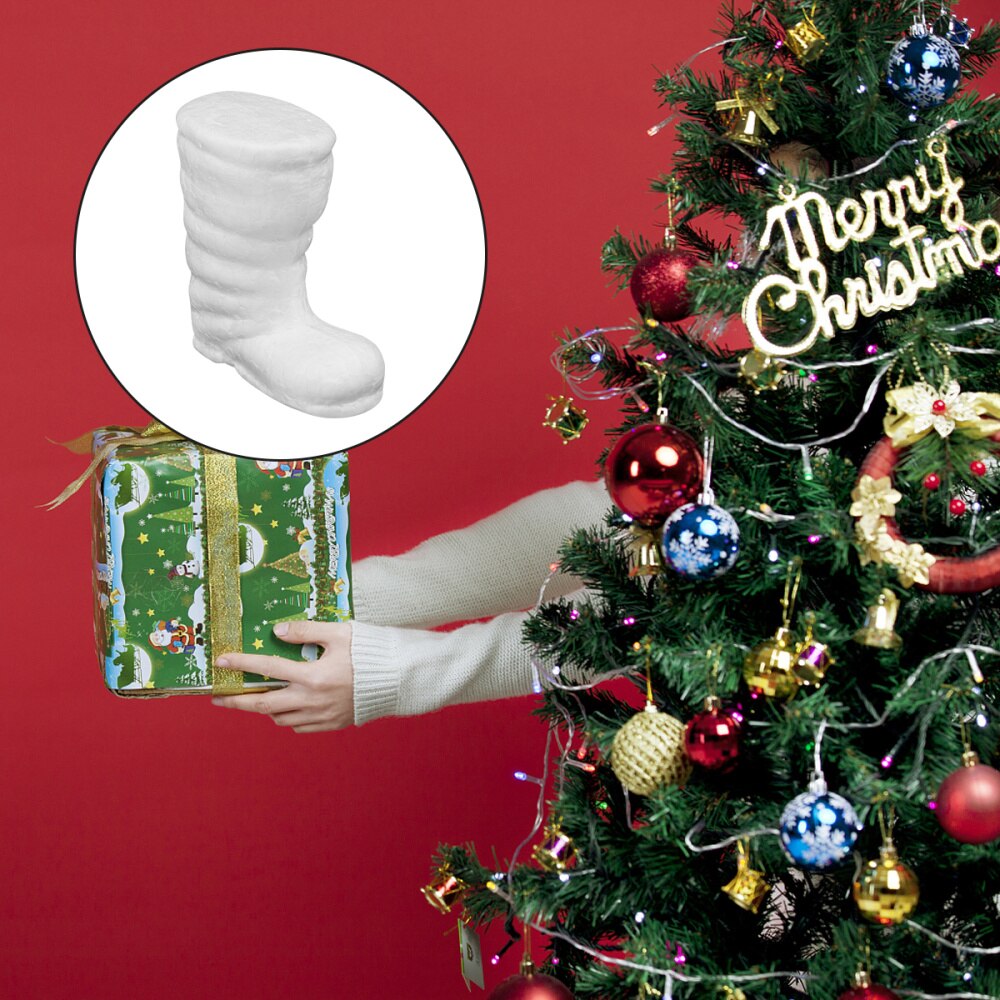 20pcs Styrofoam Solid Christmas Boots Polystyrene ... – Grandado