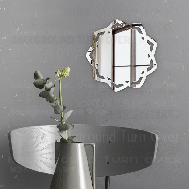 Mirror Wall Mirrors Vanity Round Circle For Living... – Grandado
