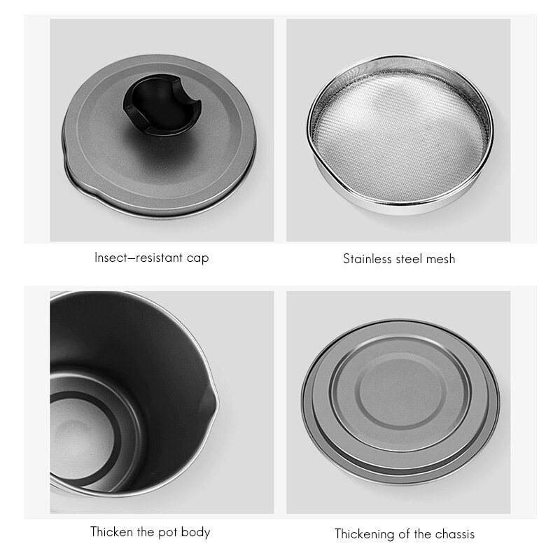 1.7L Olieman Roestvrijstalen Huishoudelijke Filter... – Vicedeal